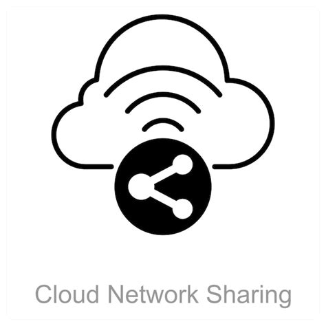 Premium Vector Cloud Network Sharing
