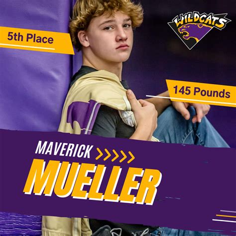 Senior Maverick Mueller Places 5th At State Wrestling Meet Waconia