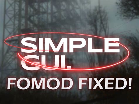 Simplegui Fix Addon Stalker Anomaly Mod For Stalker