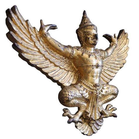 Thai Garuda Wall Hanging Statue Chairish