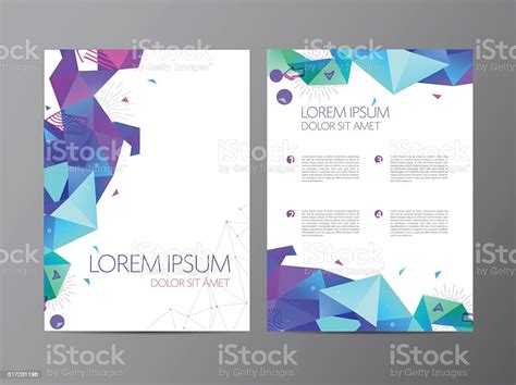 벡터 고객 색상화 브로셔 추상적임 디자인식 2 측면 배경 커버 0명에 대한 스톡 벡터 아트 및 기타 이미지 0명 2차 도형 곡선 Istock