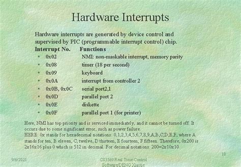 Lecture 5 Interrupts In Turbo C Concepts Of