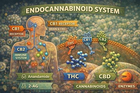 Endocannabinoid System Kind Green Buds