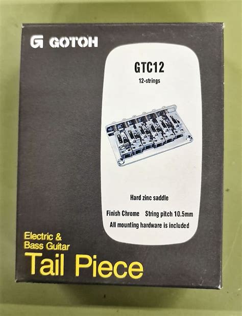 Nos Gotoh 12 String Guitar Bridge In Chrome Gtc12 Reverb