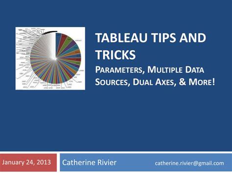 ppt tableau tips and tricks p arameters multiple data sources dual