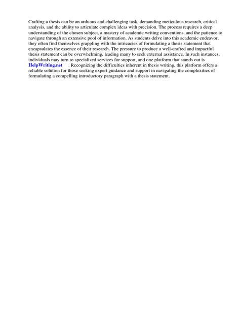 Example Introductory Paragraph With Thesis Statement Pdf Essays Thesis