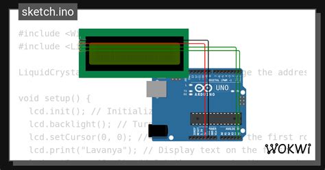 LCD With Names Wokwi ESP STM Arduino Simulator LCD With Names Wokwi ESP STM Arduino Simulator