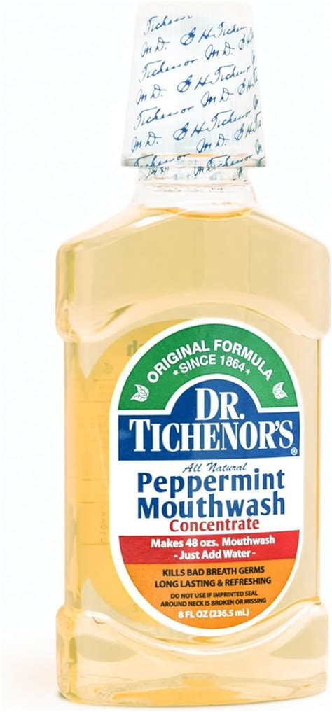 Oraledge Dr Tichenors Peppermint Mouthwash Concentrate Oral Rinse