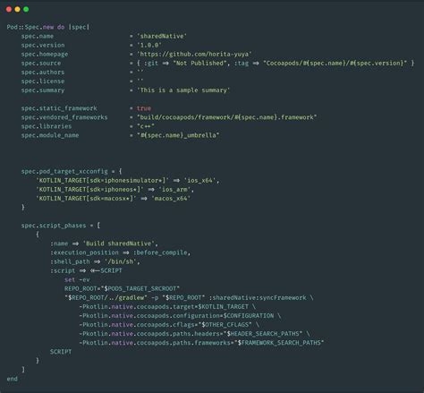 Setup Kotlin Native Project With Cocoapods By Yuya Horita Medium