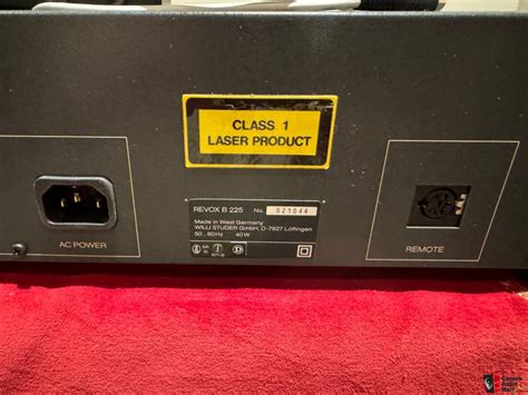 Revox B 225 Cdp Philips Cdm 1 And 2x Tda1540 Nos Mode Remote Photo