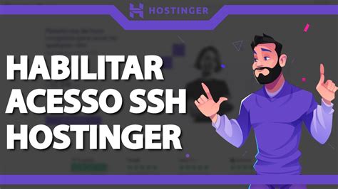 Como Habilitar O Ssh Na Hostinger Rápido E Fácil 2023 Youtube