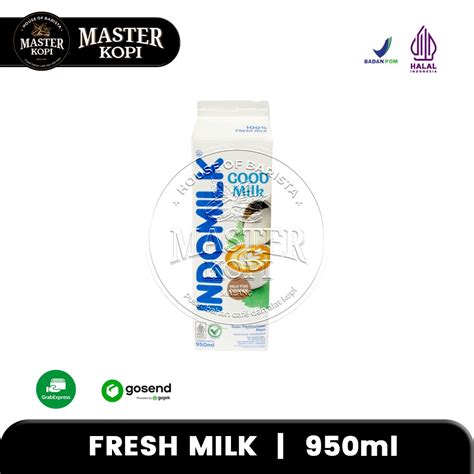 Jual Indomilk Fresh Milk Good Milk Susu Segar Pasteurisasi Plain 950ml