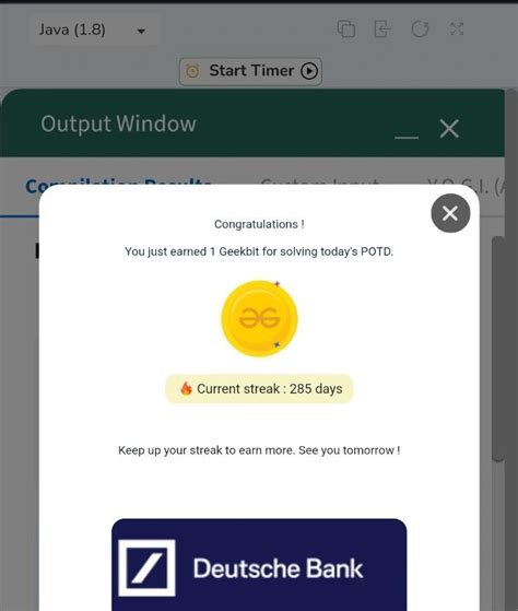 Bhanu Jaiswal On Linkedin Geekstreak2024 Duetschebank Dsa Potd Problemsolving