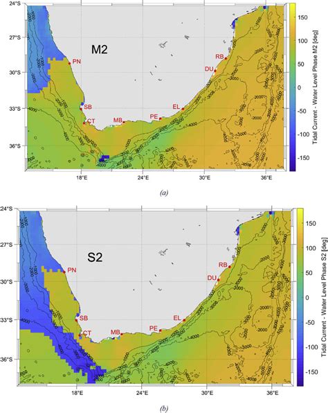 Phase Difference Between The Sea Surface Elevation Phase And The Tidal Download Scientific