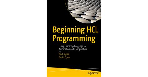Cover Beginning Hcl Programming Using Hashicorp Language For