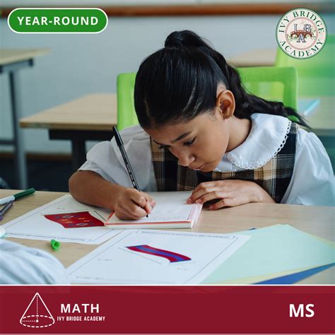 Year Round Ms Math Tutoring Ivy Bridge Academy