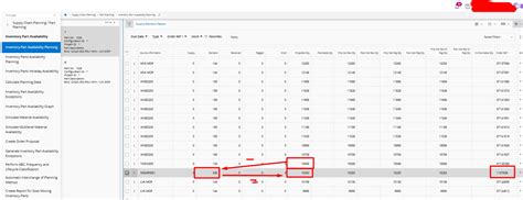 Cloud Ipap Screen Projected Qty Is Not Correct When Filter Applied