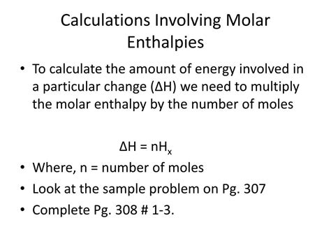 PPT Molar Enthalpy PowerPoint Presentation Free Download ID 6624841