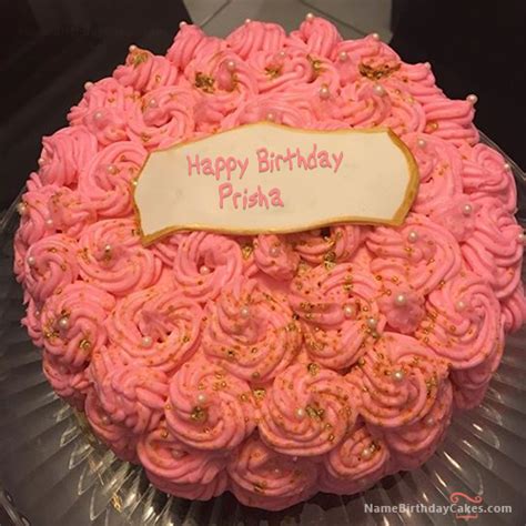 Happy Birthday Prisha Cake Wishes And Cards