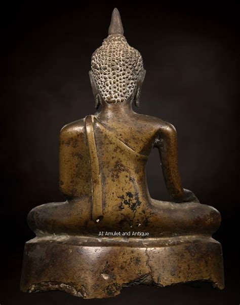 พระพุทธรูปสมัยสุโขทัย สกุลช่างกำแพงเพชร ขนาดหน้าตัก ๓ นิ้ว Ai Amulet And Antique