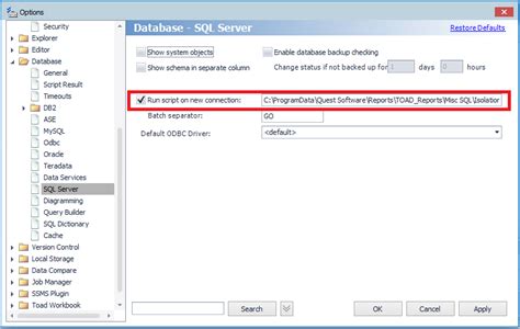 Sql Server With Nolock Toad Data Point And Toad Intelligence Central