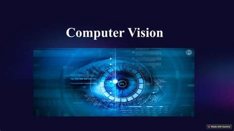 Computer Vision Ppt Pptx