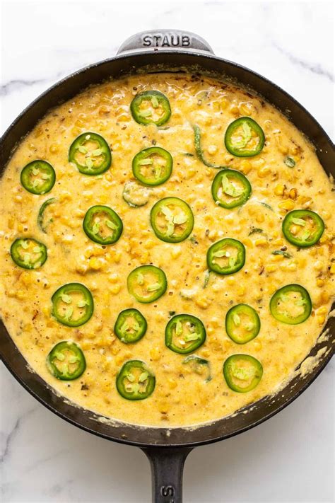 This Jalapeño Corn Pudding Recipe Is Made Completely In A Cast Iron