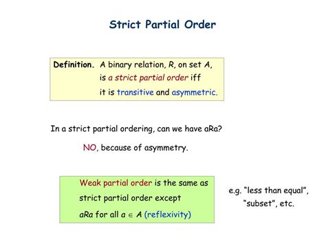 PPT Partial Ordering PowerPoint Presentation Free Download ID