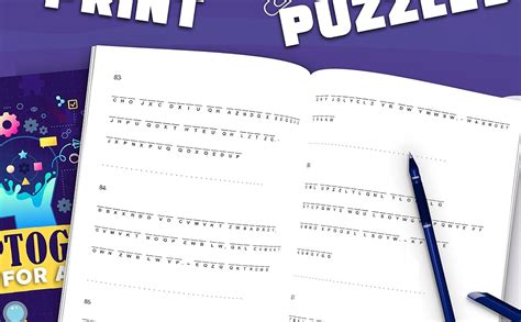 Cryptogram Book For Adults Decode 500 Famous Inspirational Quotes With