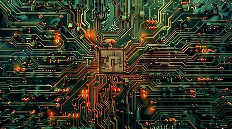 Premium Photo This Is An Illustration Of A Computer Chip The Chip Is