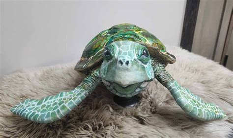Sea Turtle Tortuga • Ultimate Paper Mache
