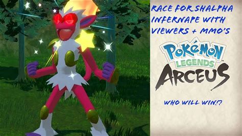 💖 Shiny Alpha Infernape Race With Viewers 💖 Pokemon Legends Arceus