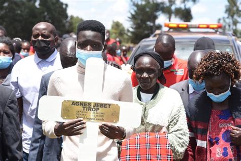 End Gender Based Violence Stars Plead As They Bid Tirop Farewell