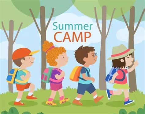 研学游卡通研学旅行卡通大山谷图库