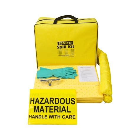 Portable Spill Kit Hazardous Chemical 30l Sk030y Esnico