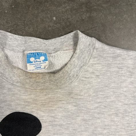 Vintage 90s Mickey Mouse Disney Crewneck • Size Depop