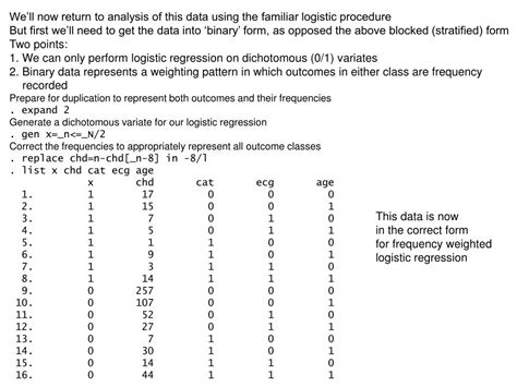 Ppt Logistic Regression Using Stata Powerpoint Presentation Free