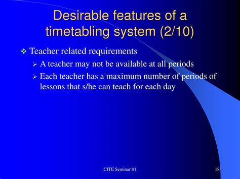 Ppt Development Of Automated School Timetabling In Hong Kong Powerpoint Presentation Id4720066