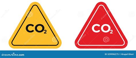 Co2 Exposure Risk Warning Indicating Potential Danger From Carbon