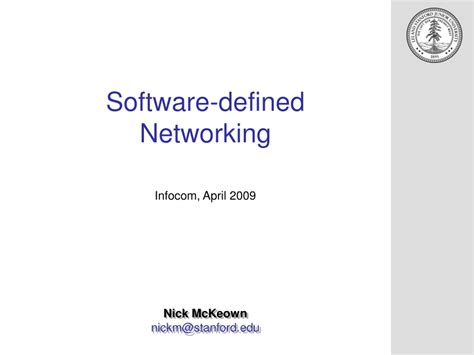 PDF Software Defined Networking