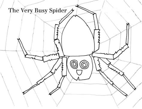 Famous Busy Spider Coloring Book References Juga Tm