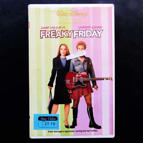 Movies Freaky Friday Walt Disney Movie Vhs Tape 2004 For Sale