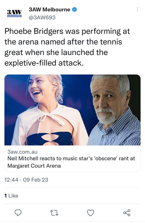 Phoebe Angering Some Melbourne Conservatives R Phoebebridgers