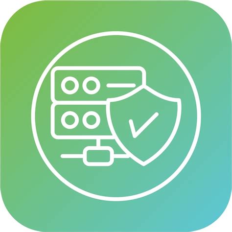 Premium Vector Vector Design Database Security Icon Style