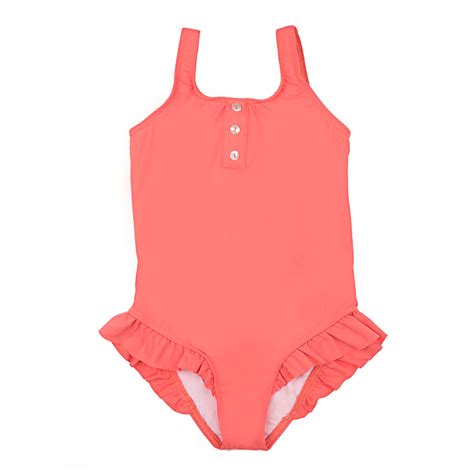 Lina One Piece With Ruffles Bubble Gum Pacific Rainbow