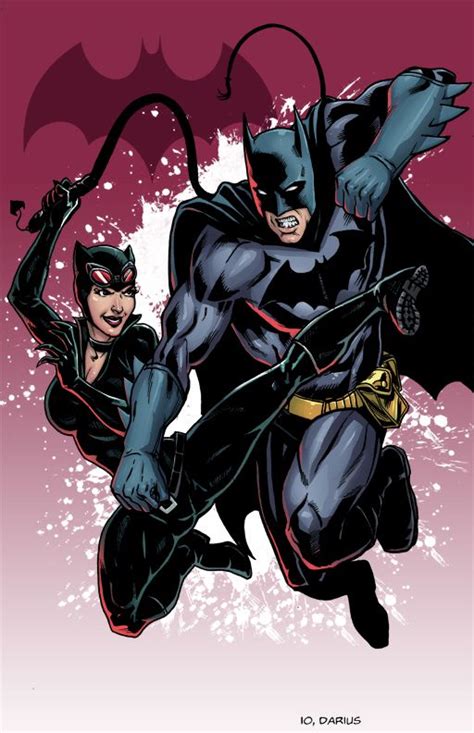 Batman Catwoman Tussle By Brianatkins On Deviantart Batman And