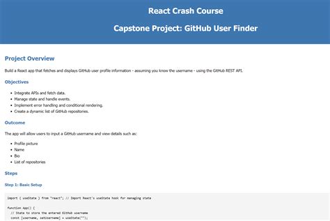 React Crash Course