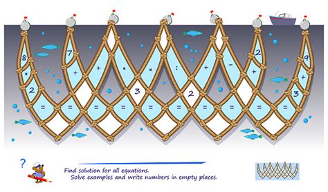 Math Logic Puzzle Game For Smartest Find Solution For All Equations
