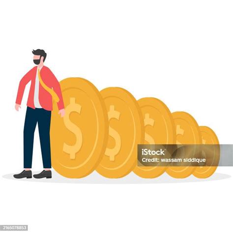 리더십과 돈 벡터 일러스트 레이 션 비즈니스 캐릭터 디자인 가계에 대한 스톡 벡터 아트 및 기타 이미지 가계 개념 결심 Istock