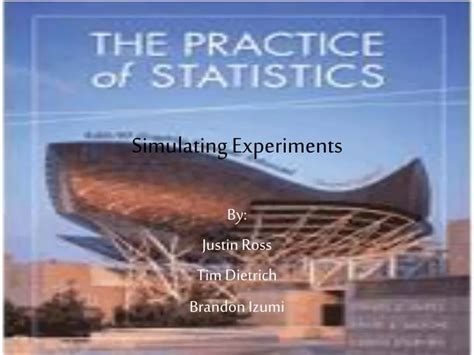 Ppt Understanding Simulations A Practical Guide For Experimentation Powerpoint Presentation